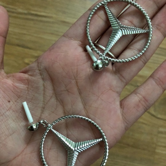 Jewelry | New Mercedes Benz Logo Drop Earrings | Poshmark